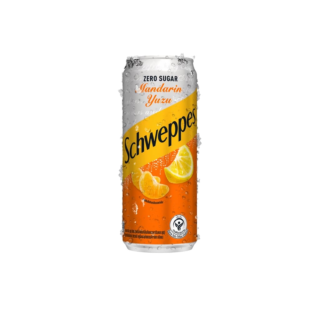 Schweppes Zero Sugar Mandarin Yuzu330Ml
