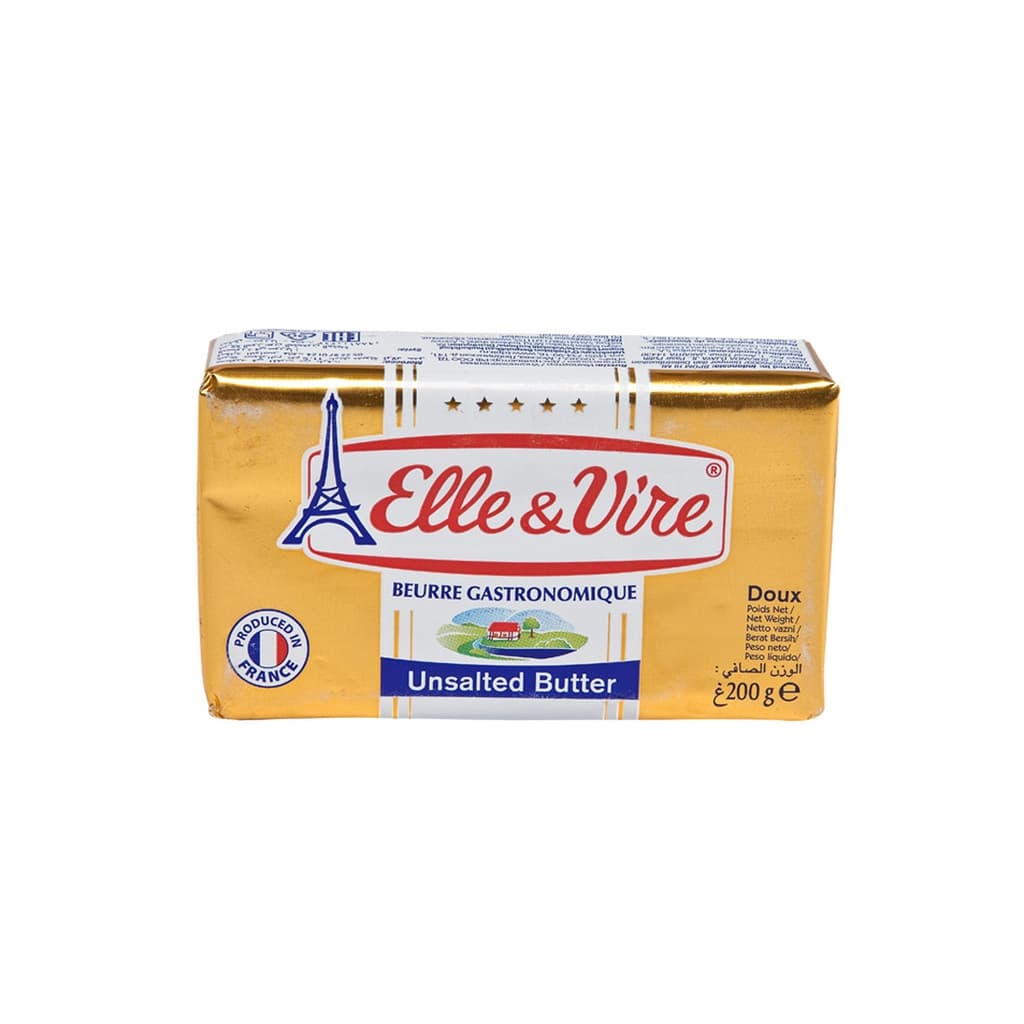 Elle&Vire Unsalted Butter 200G.