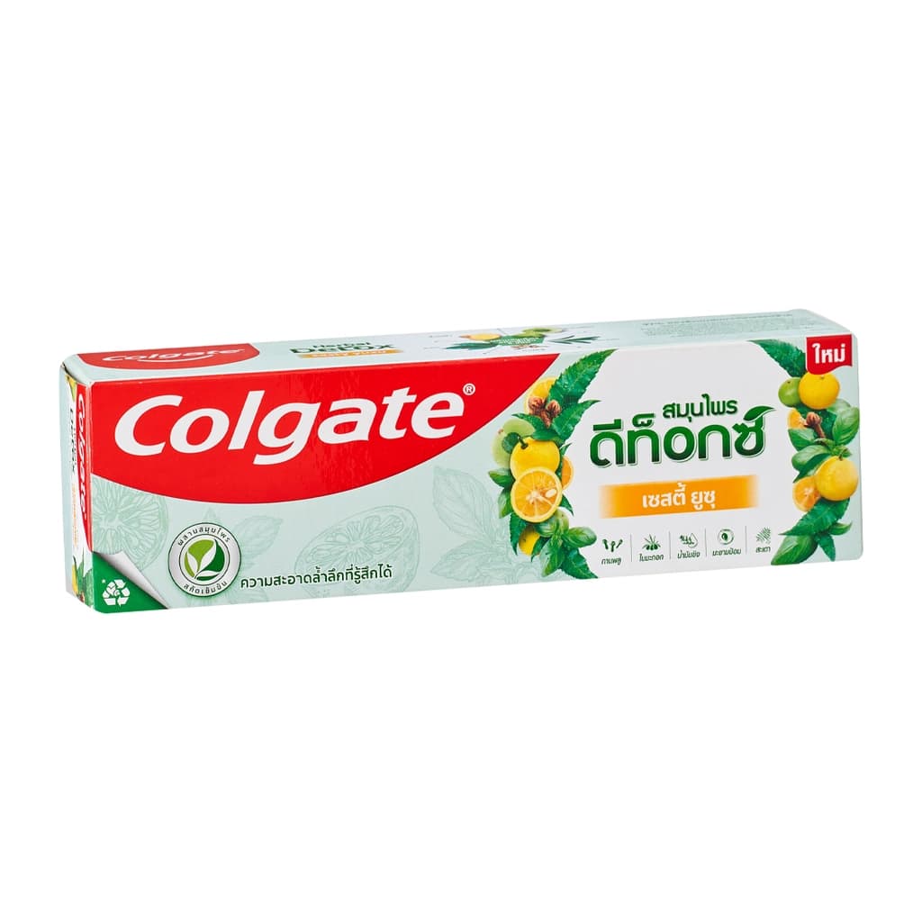 Colgate Herbal Detox Yuzu Toothpaste 120G.