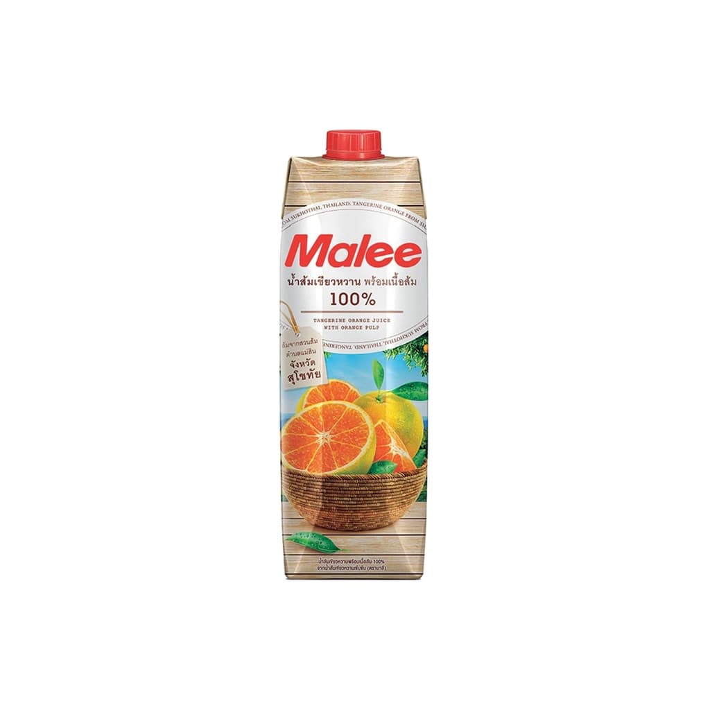 Malee Tangerine Orange Juice with Orange Pulp 1LTR.