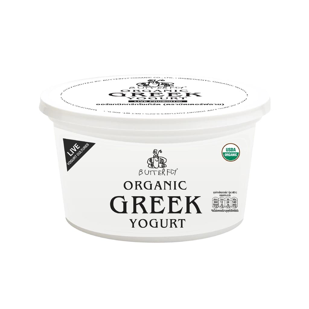 Butterfly Organic Greek Yogurt 400G.